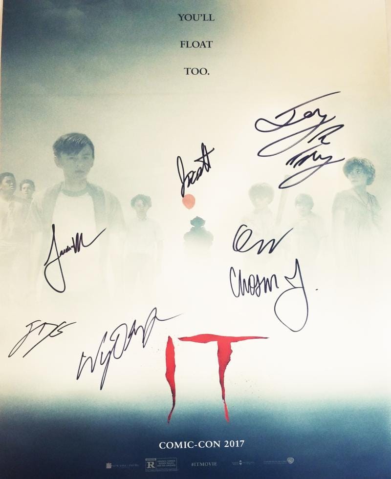IT 7X CAST signed 16x20 Poster Finn Wolfhard Jack Dylan Grazer JSA COA ...
