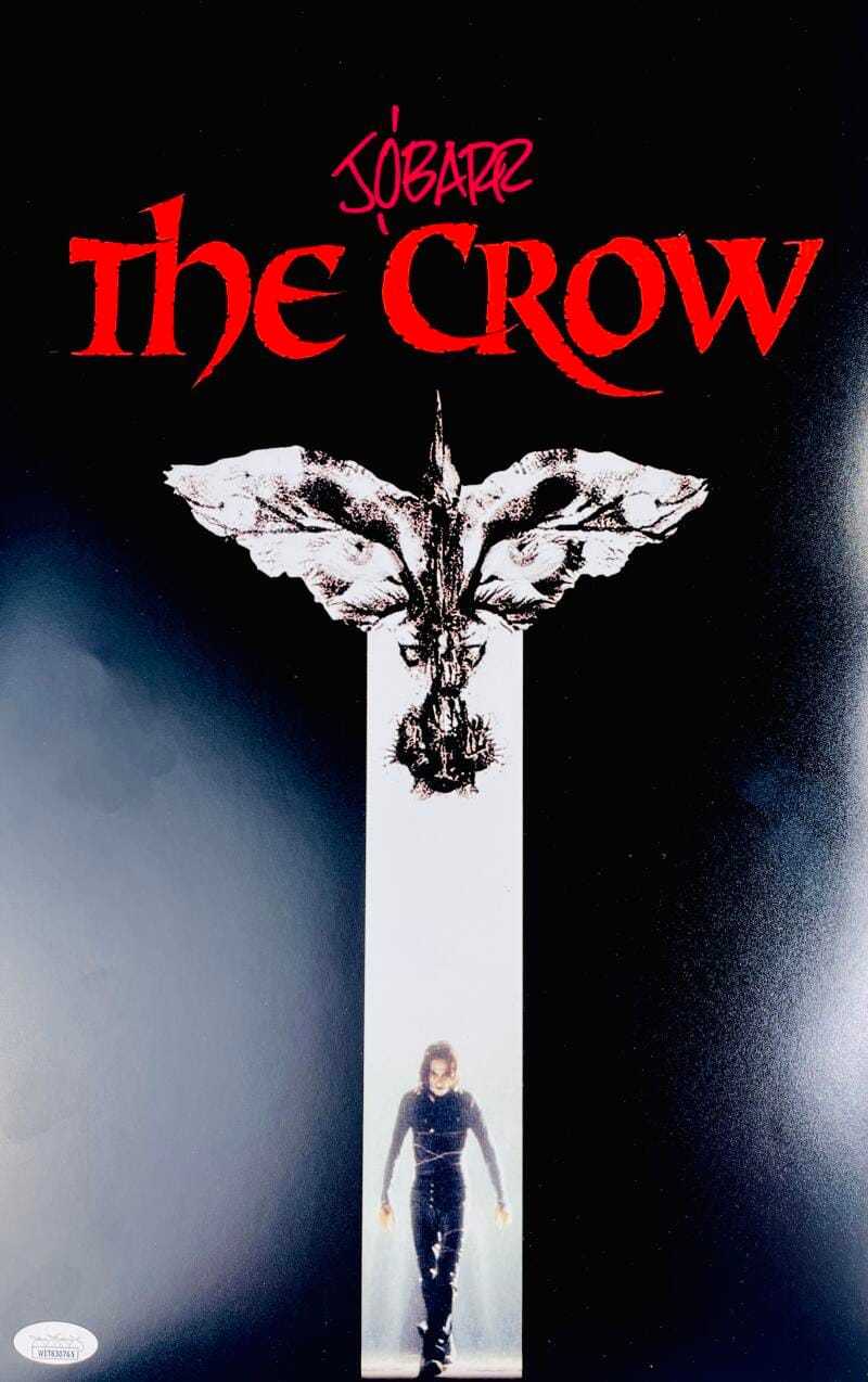 JAMES O'BARR SIGNED THE CROW 11X17 PHOTO MINI MOVIE POSTER OBARR JSA ...