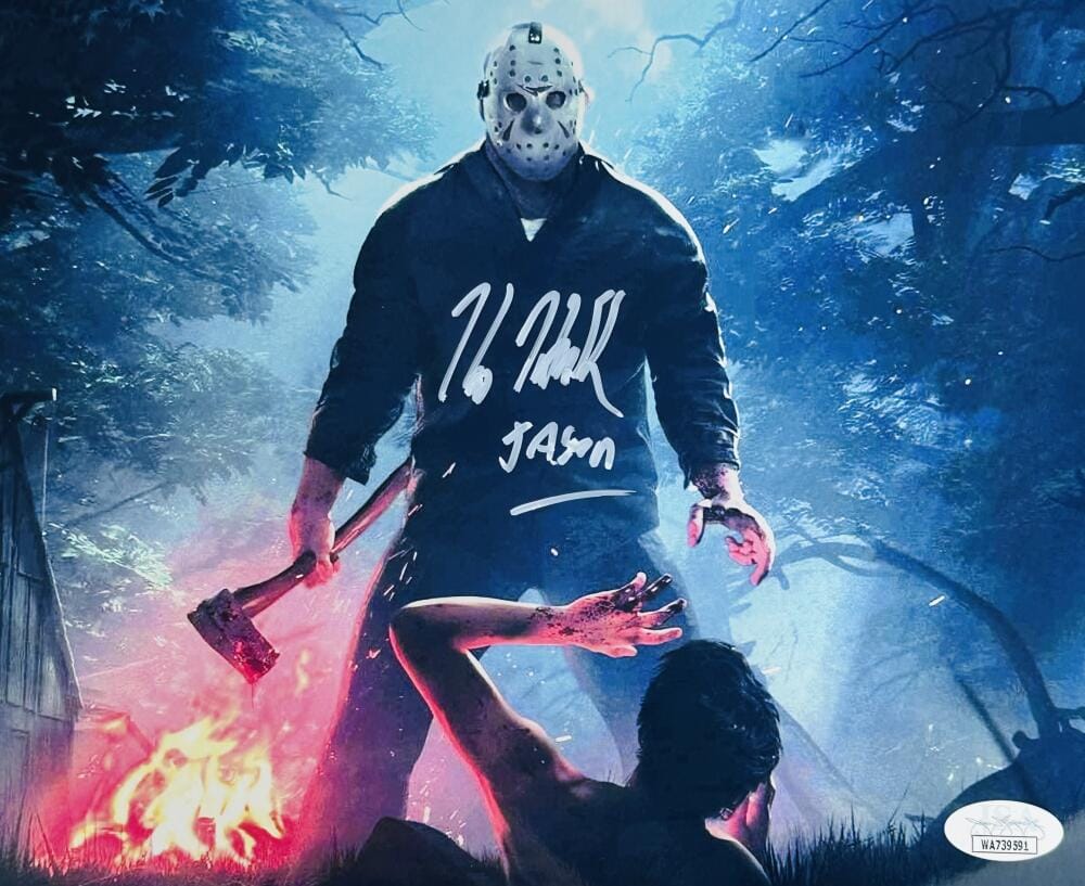 Kane Hodder Friday The 13Th Signed 8X10 Metallic Photo Jason Voorhees ...