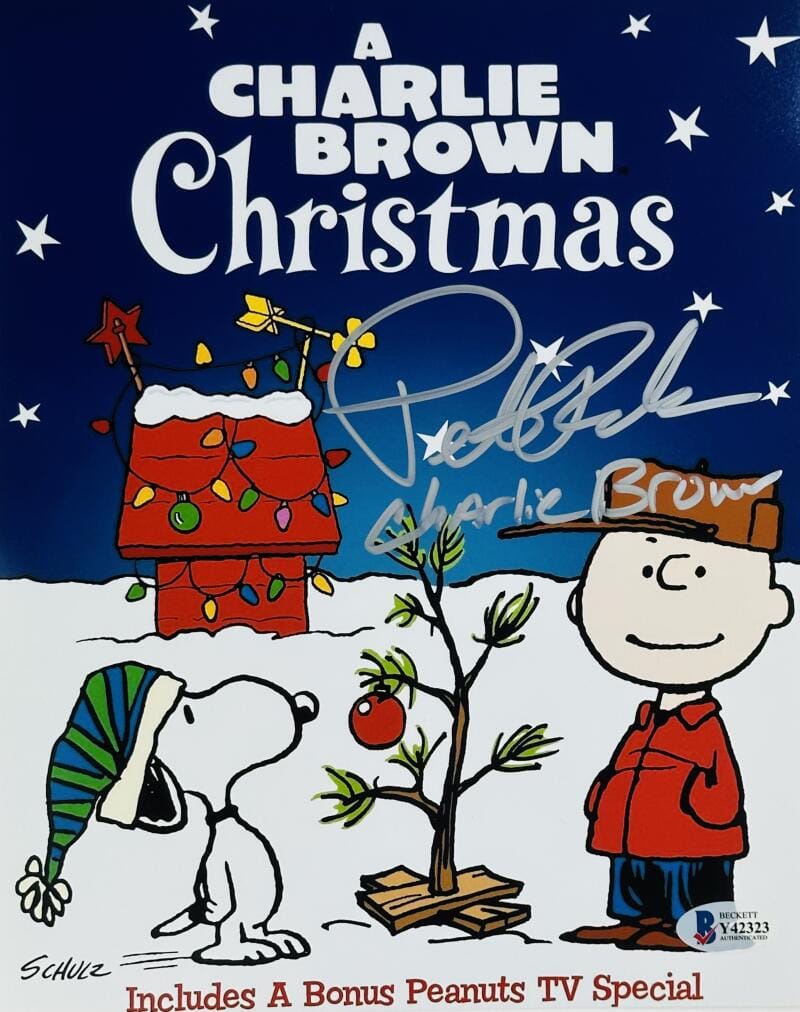 PETER ROBBINS SIGNED 8X10 PHOTO CHARLIE BROWN CHRISTMAS THANKSGIVING ...