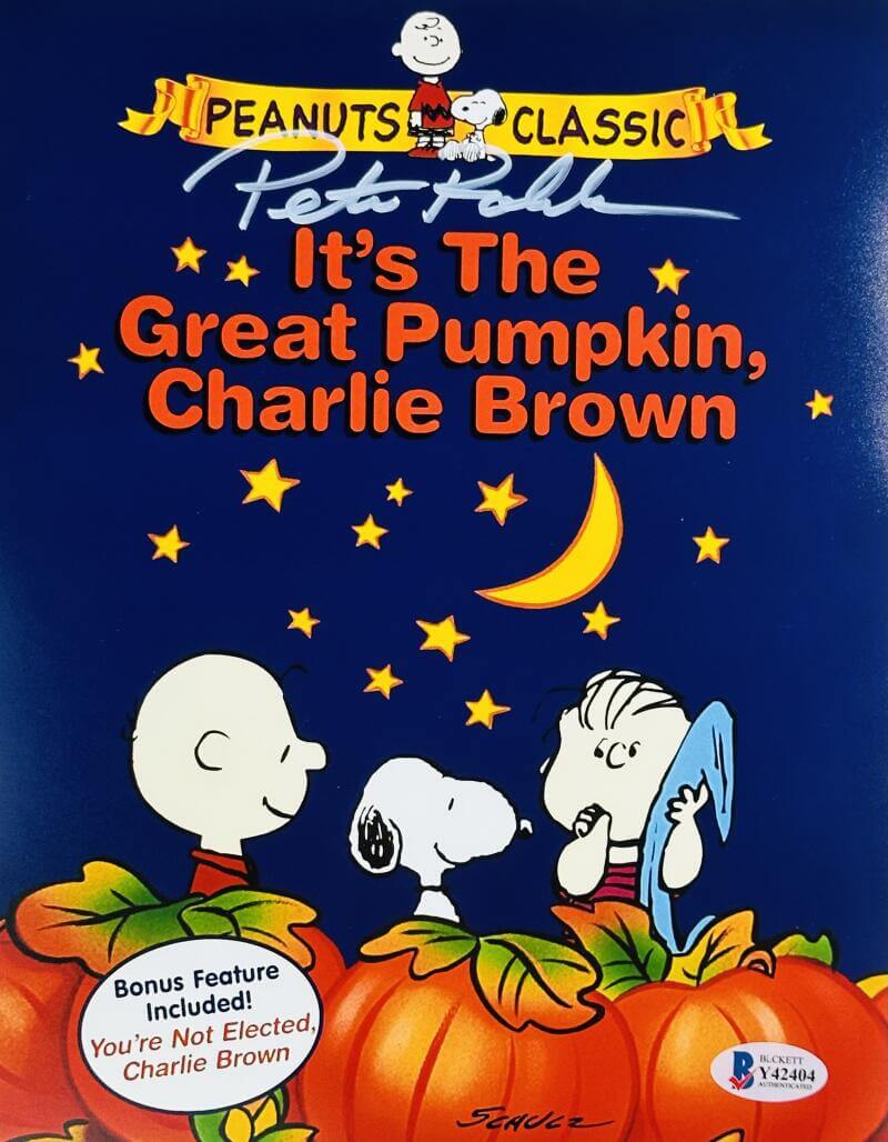 PETER ROBBINS SIGNED 8X10 PHOTO CHARLIE BROWN CHRISTMAS THE GREAT ...