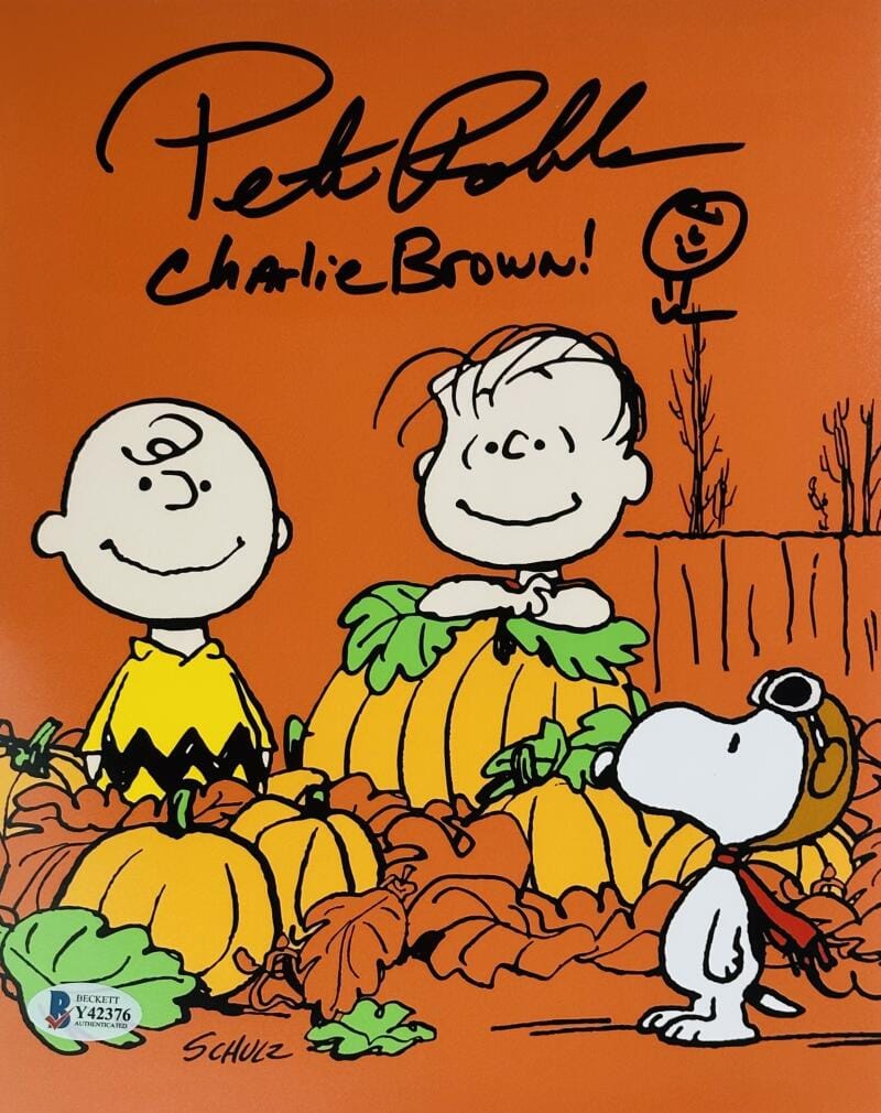 PETER ROBBINS SIGNED 8X10 PHOTO CHARLIE BROWN CHRISTMAS THE GREAT ...