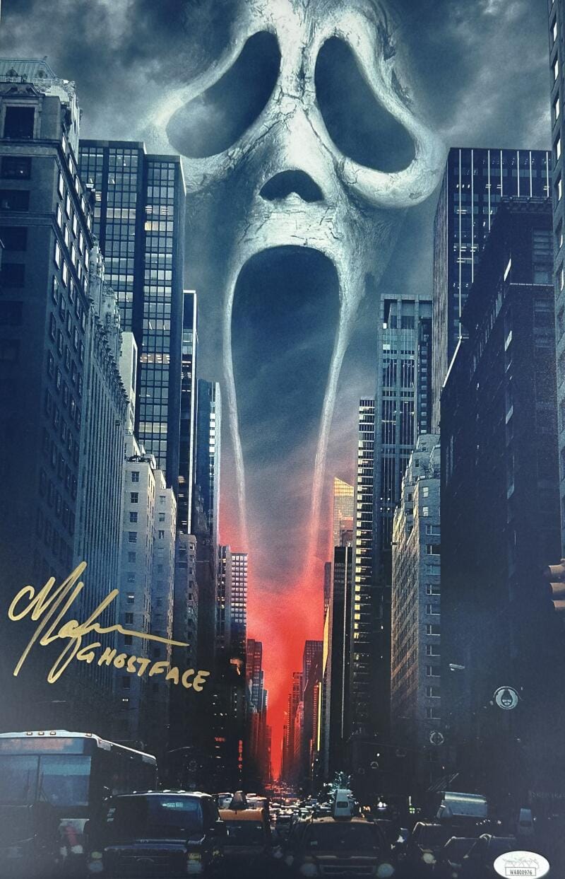 MAX LAFERRIERE SIGNED 11x17 PHOTO SCREAM VI 6 GHOSTFACE HORROR ...