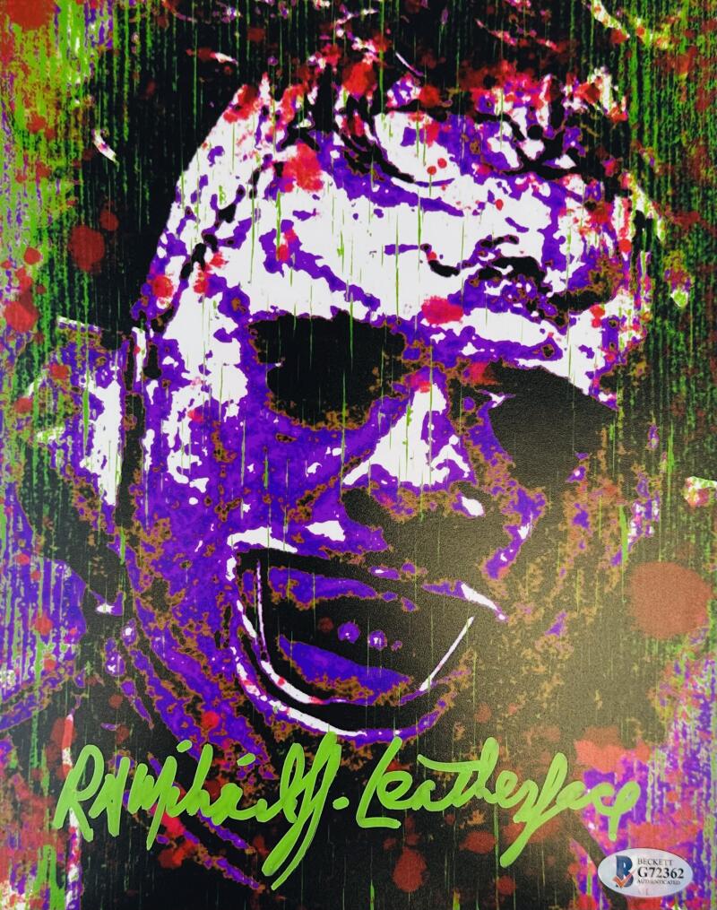 RA R.A. MIHAILOFF SIGNED 8x10 PHOTO TEXAS CHAINSAW MASSACRE LEATHERFACE ...