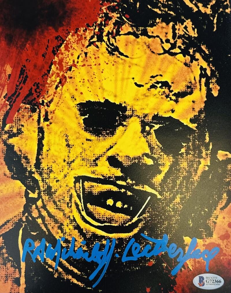 RA R.A. MIHAILOFF SIGNED 8x10 PHOTO TEXAS CHAINSAW MASSACRE LEATHERFACE ...