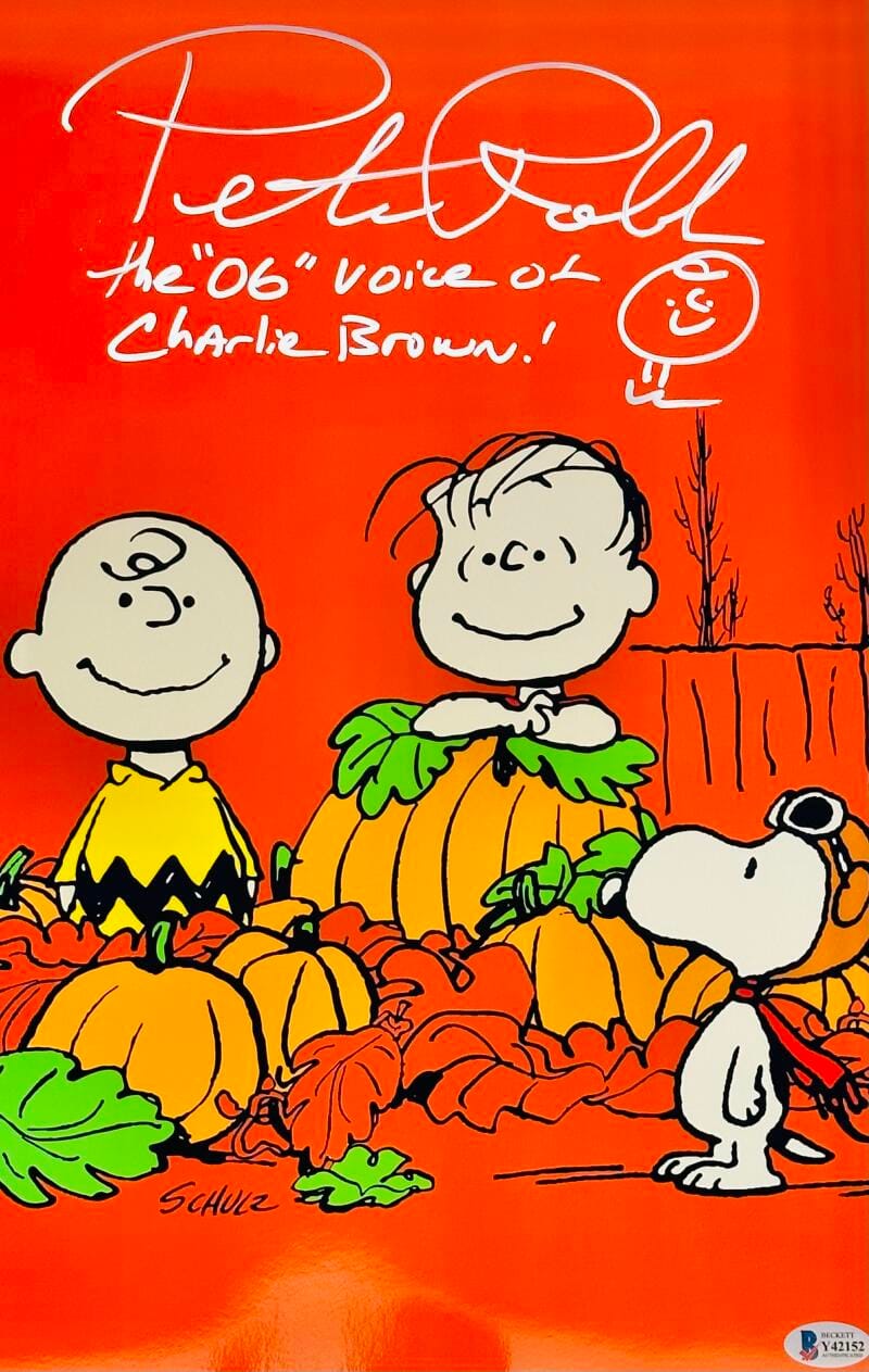 PETER ROBBINS SIGNED 11X17 METALLIC PHOTO THE GREAT PUMPKIN CHARLIE ...