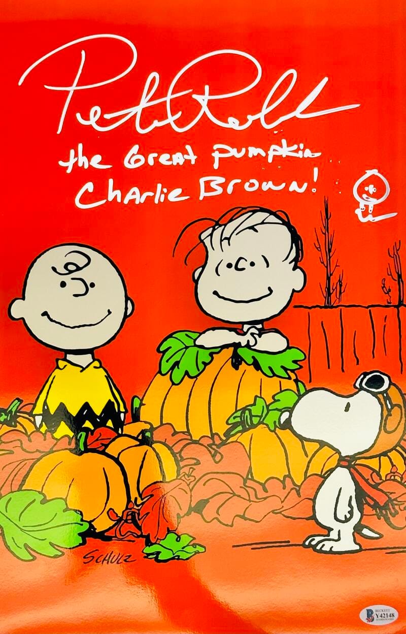 PETER ROBBINS SIGNED 11X17 METALLIC PHOTO THE GREAT PUMPKIN CHARLIE ...
