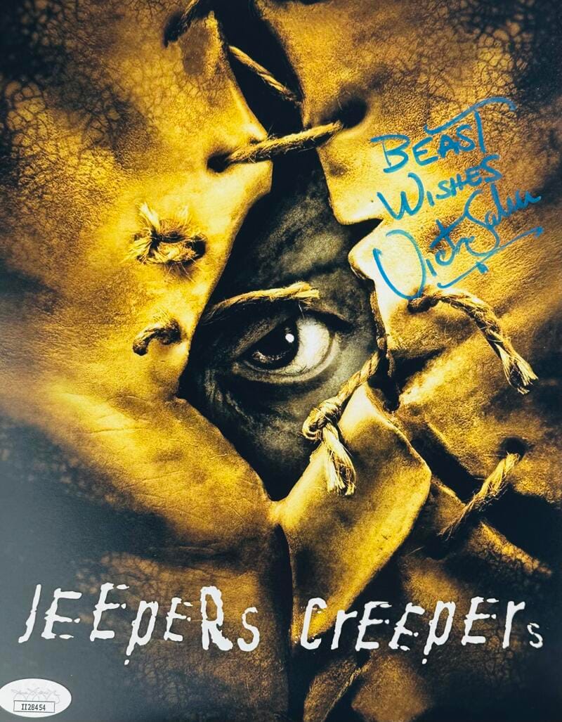 VICTOR SALVA JEEPERS CREEPERS SIGNED 8X10 PHOTO THE CREEPER AUTOGRAPH ...