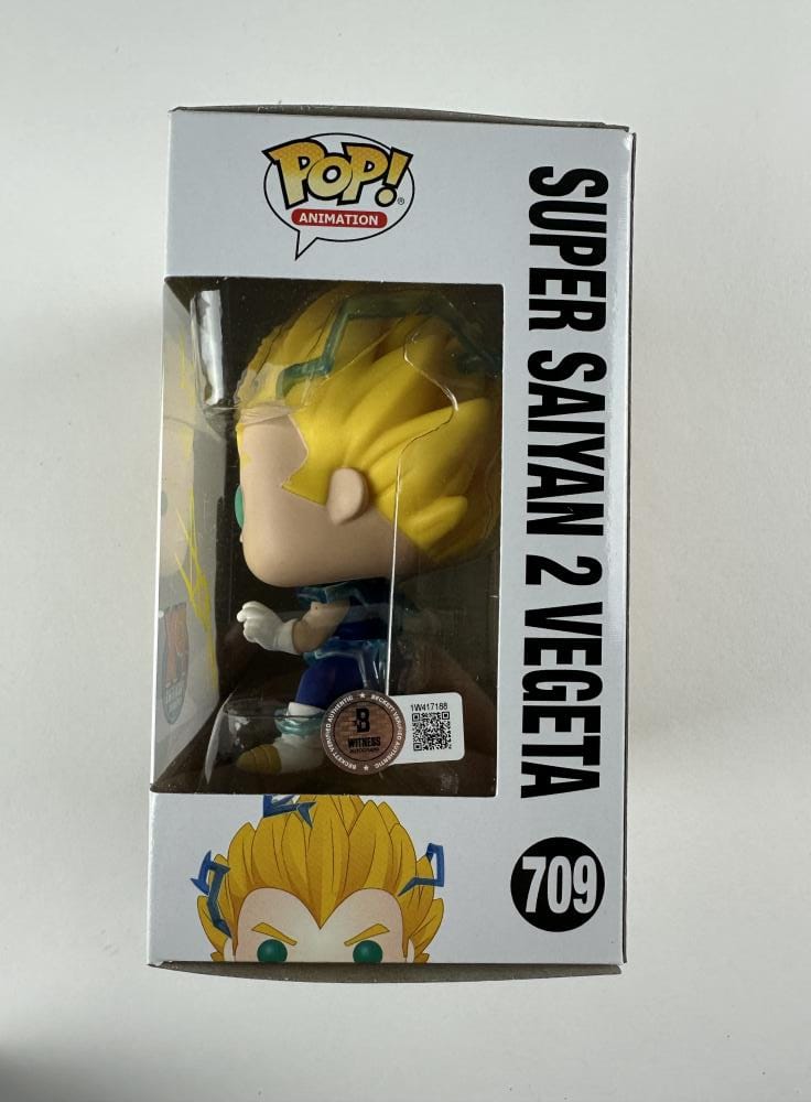 CHRIS SABAT SIGNED SUPER SAIYAN 2 VEGETA FUNKO AUTOGRAPH DRAGON BALL Z ...