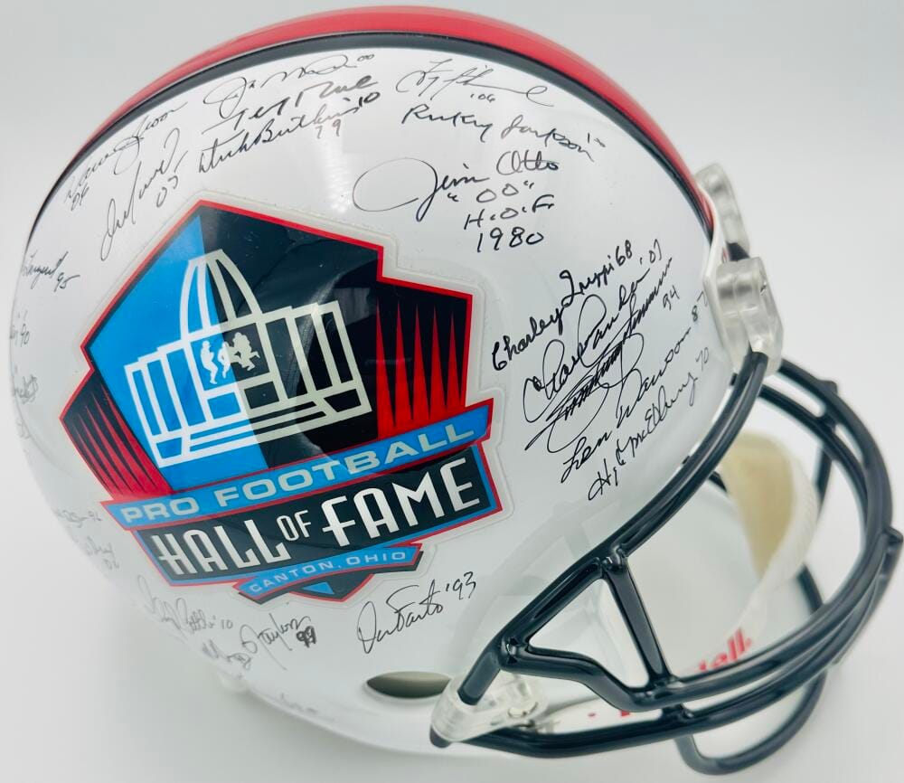 Jim Brown Dan Marino Joe Montana Jerry Rice Signed Hall Of Fame Full ...