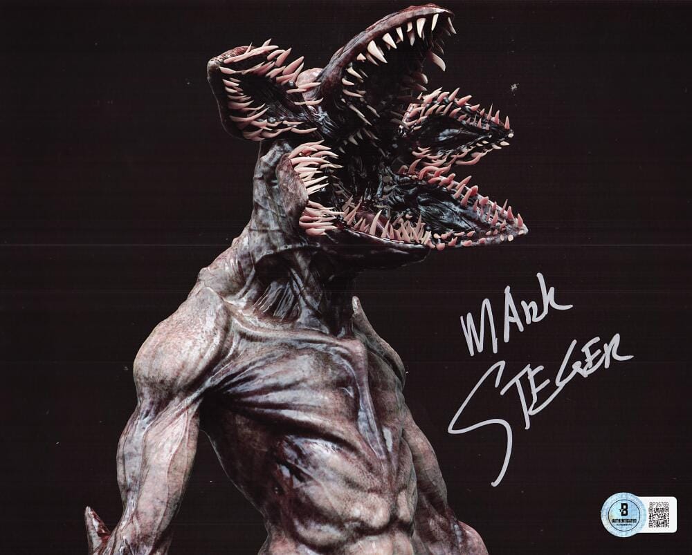 Mark Steger Signed 8X10 Photo Demogorgon Stranger Things Autograph Bas ...