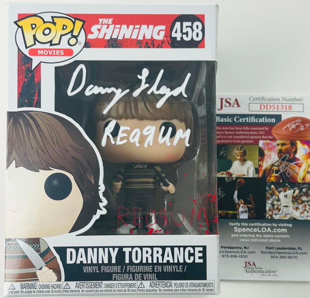 DANNY LLOYD SIGNED TORRANCE FUNKO 458 THE SHINING AUTOGRAPH AUTOGRAPHED ...