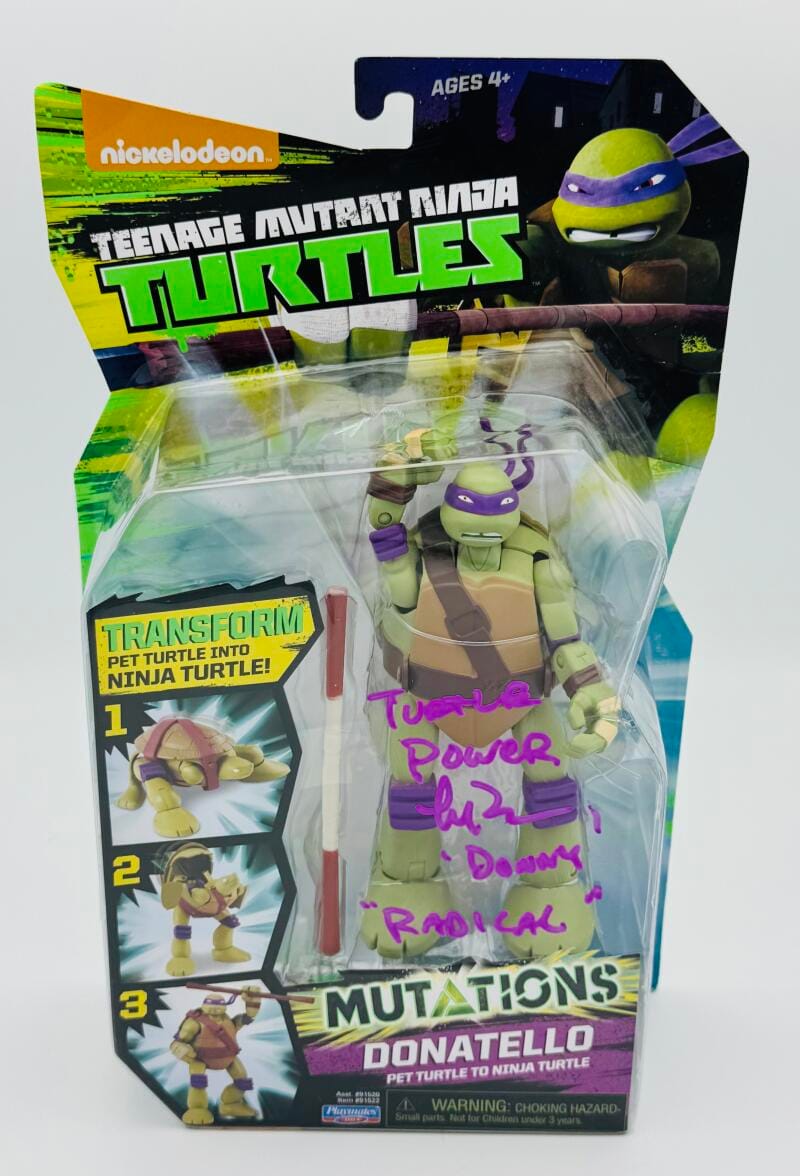 Leif Tilden Signed Donatello Teenage Mutant Ninja Turtles Autograph Bas ...