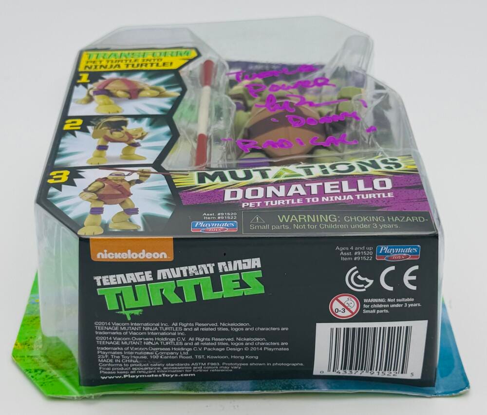 Leif Tilden Signed Donatello Teenage Mutant Ninja Turtles Autograph Bas ...
