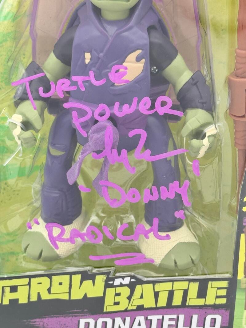 Leif Tilden Signed Donatello Mutations Teenage Mutant Ninja Turtles Bas ...