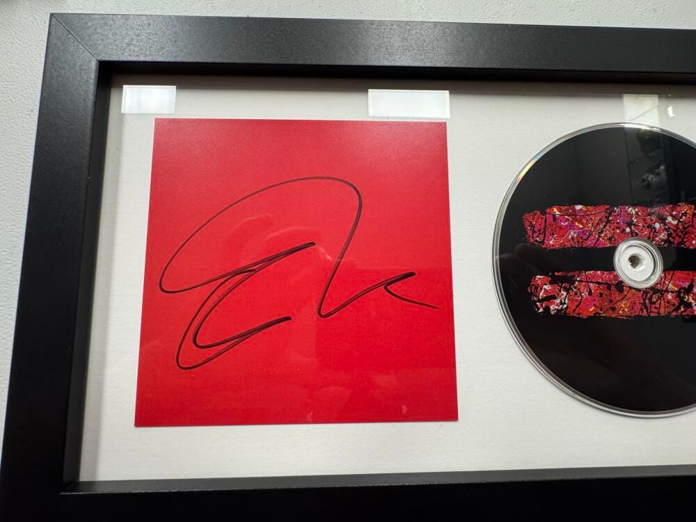 ED SHEERAN SIGNED EQUALS FRAMED CD DISPLAY AUTOGRAPH JSA AUTHENTICATED ...