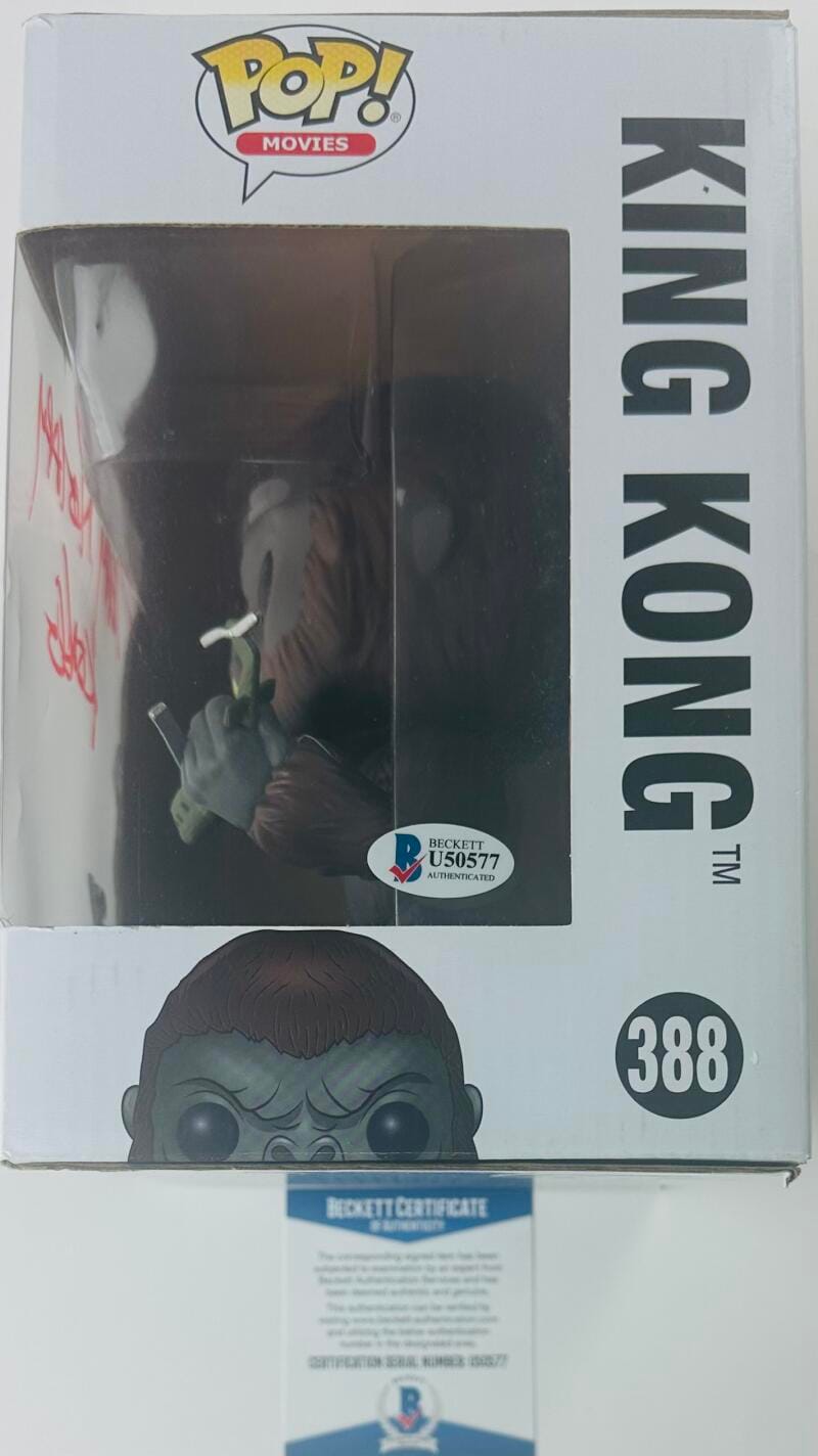 TERRY NOTARY SIGNED KING KONG SKULL ISLAND FUNKO 388 AUTOGRAPH ...