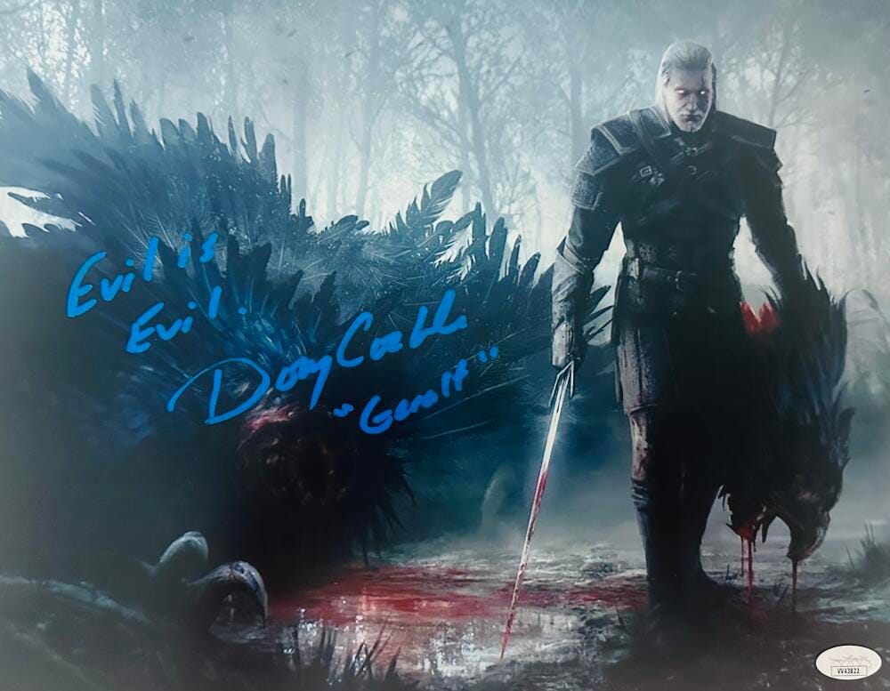 DOUG COCKLE SIGNED GERALT 11X14 PHOTO THE WITCHER 3 AUTOGRAPH ...
