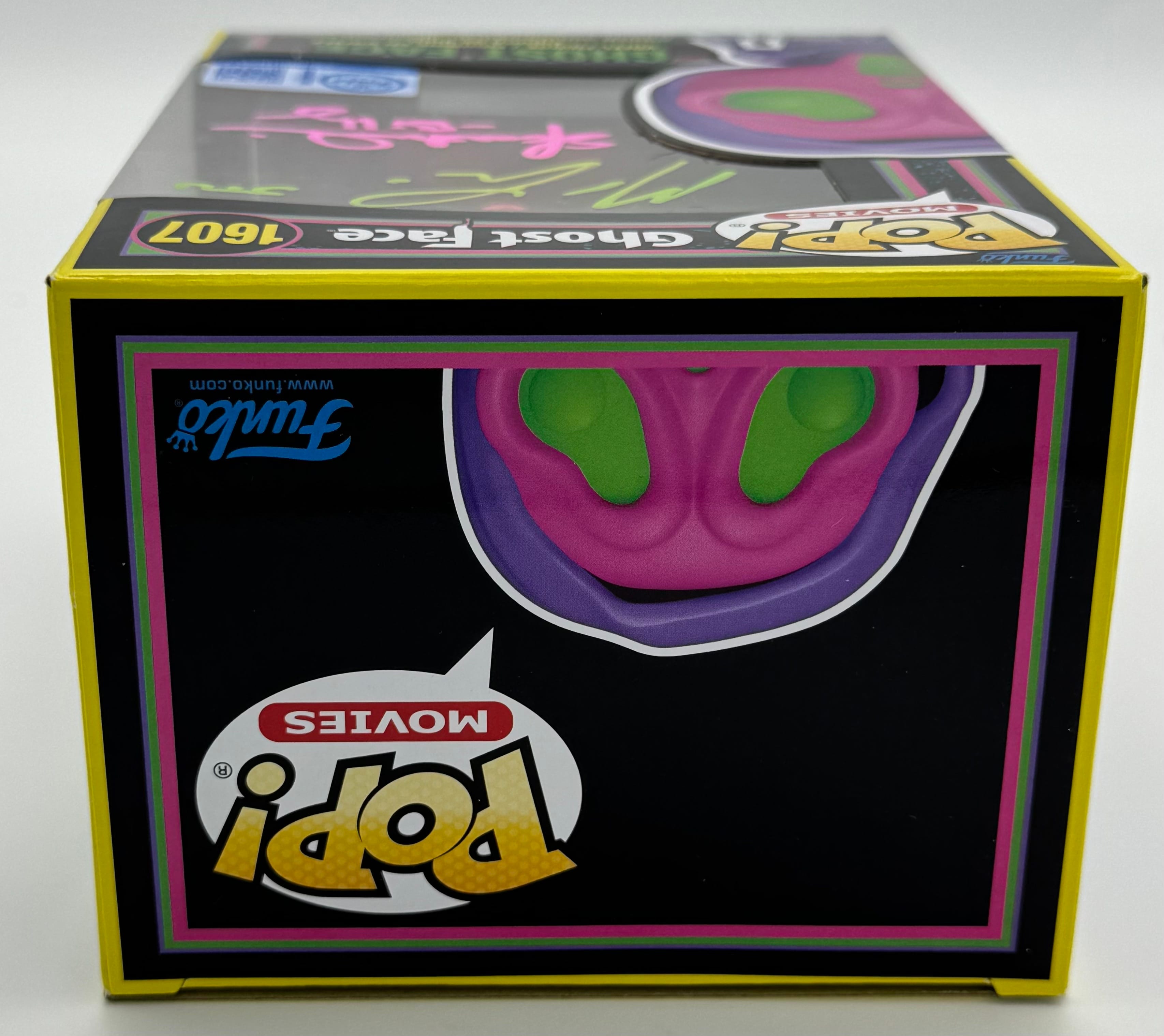 Matthew Lillard Skeet Ulrich signed Ghostface Blacklight Funko 1607 ...