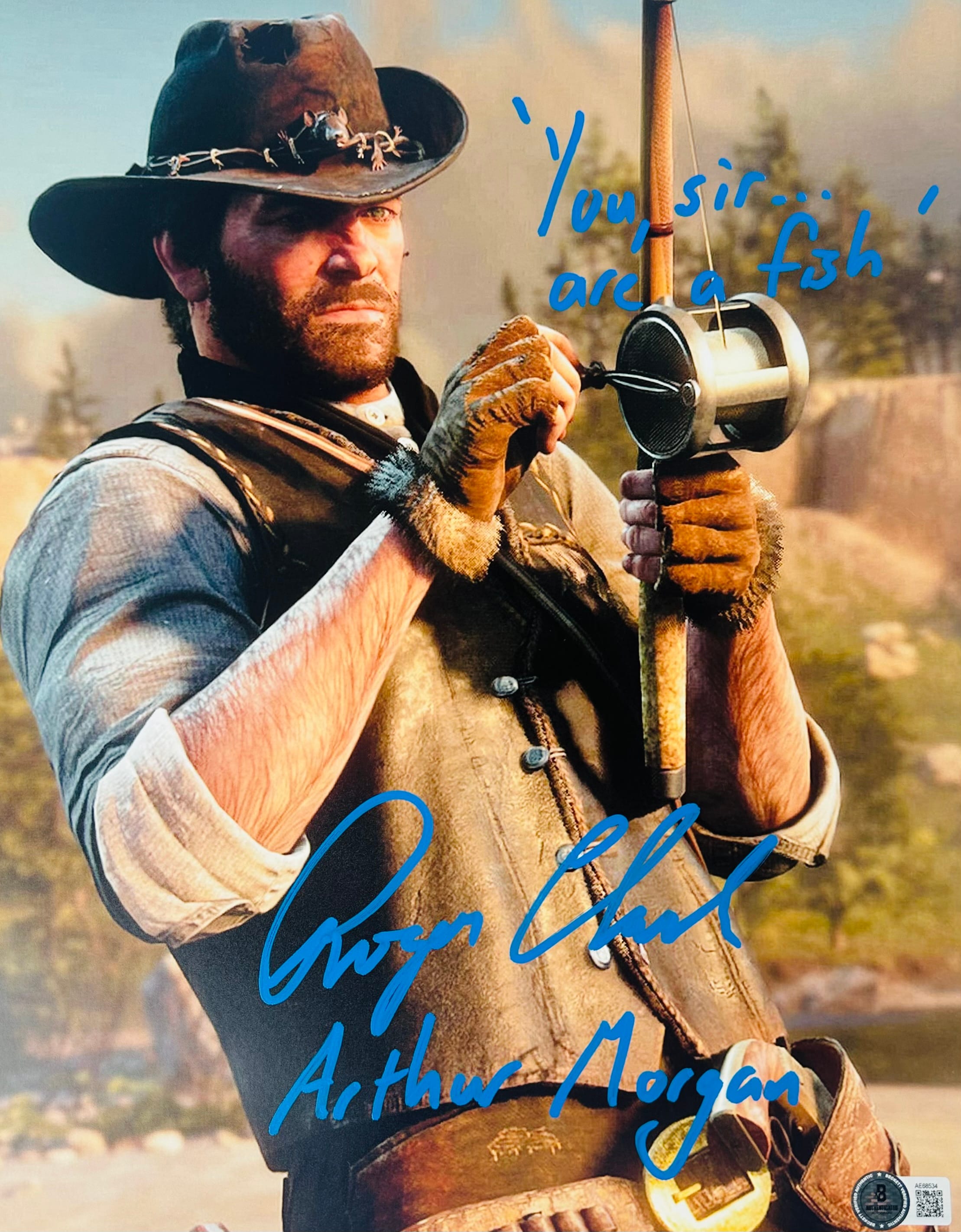 Roger Clark signed 11x14 photo Red Dead Redemption Arthur Morgan ...