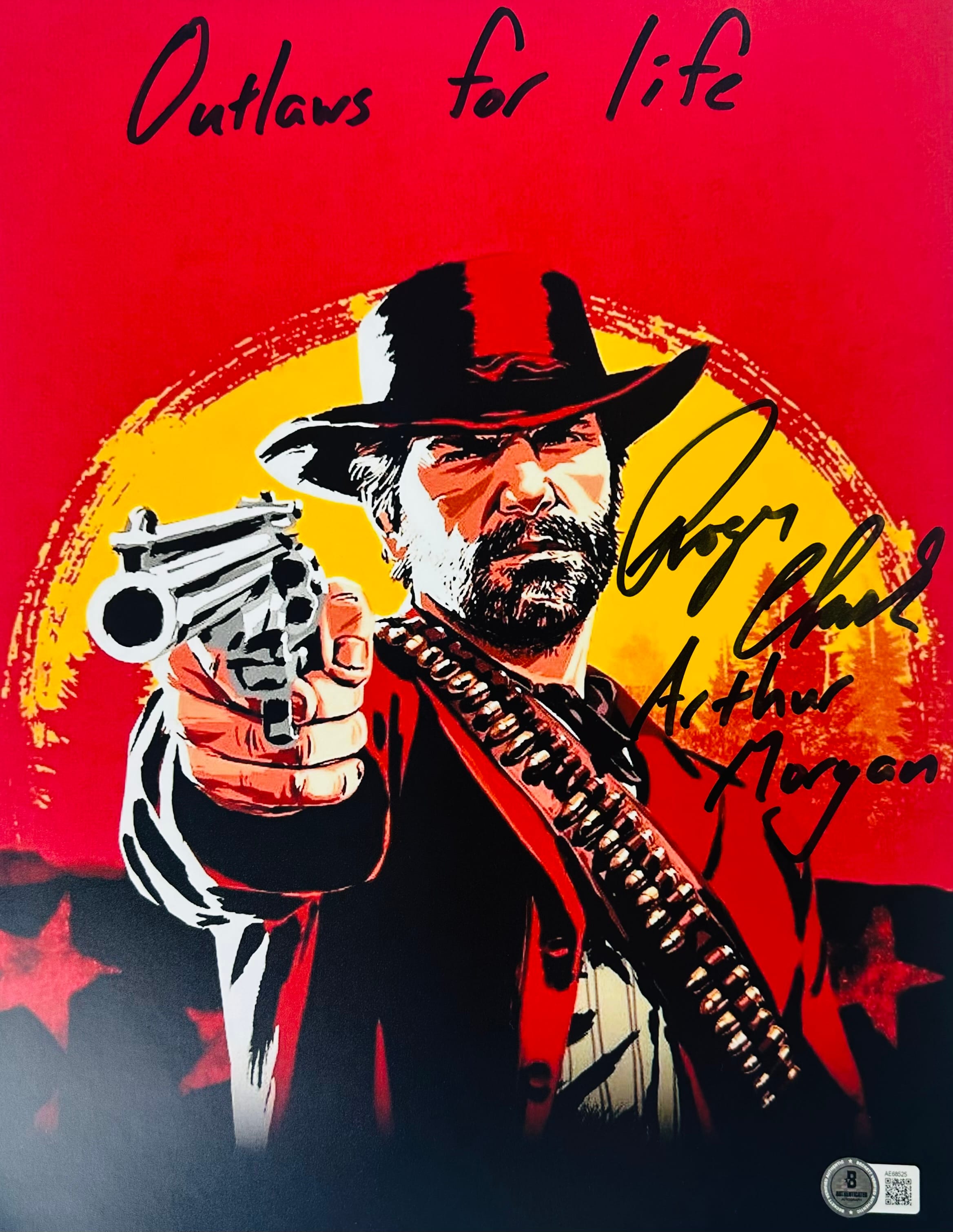 Roger Clark signed 11x14 photo Red Dead Redemption Arthur Morgan ...