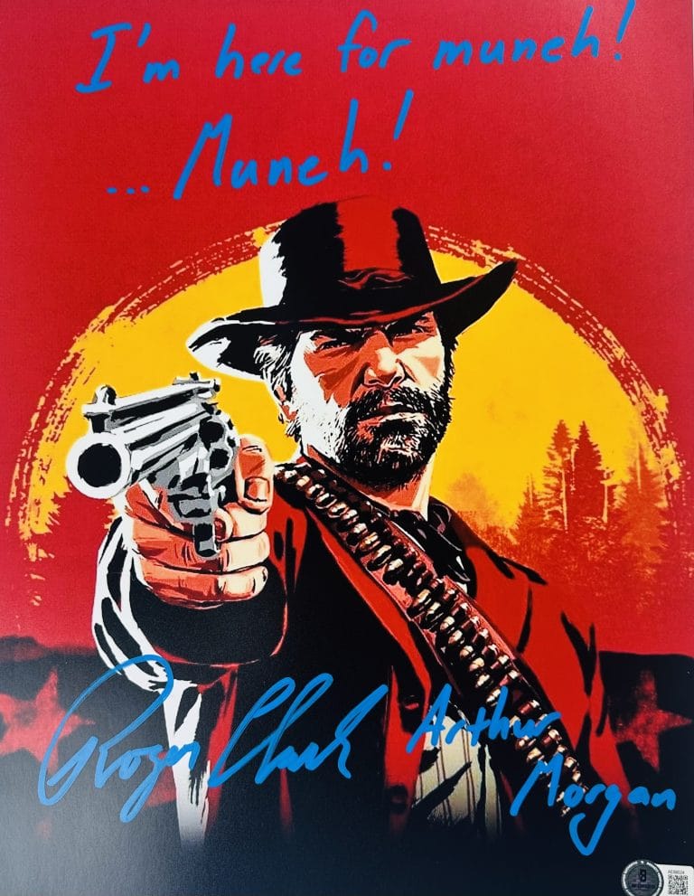 Roger Clark signed 11x14 photo Red Dead Redemption Arthur Morgan ...