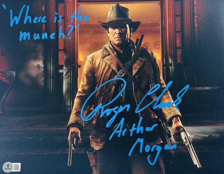 Roger Clark signed 11x14 photo Red Dead Redemption Arthur Morgan ...