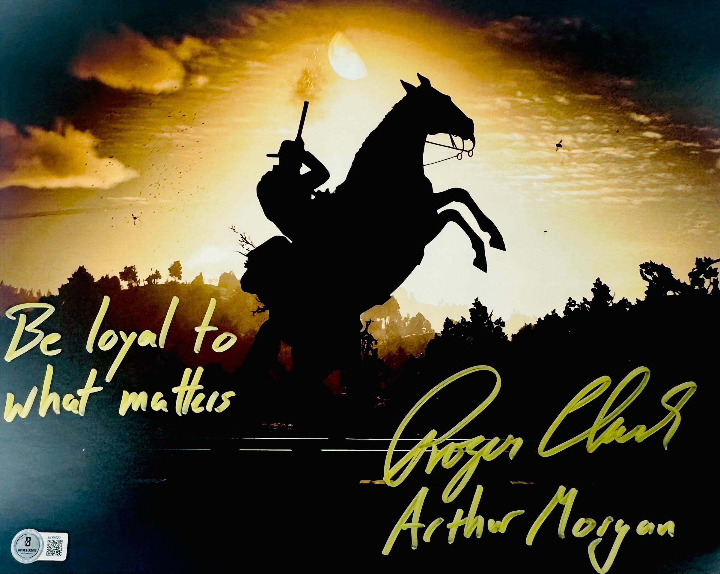 Roger Clark signed 11x14 photo Red Dead Redemption Arthur Morgan ...
