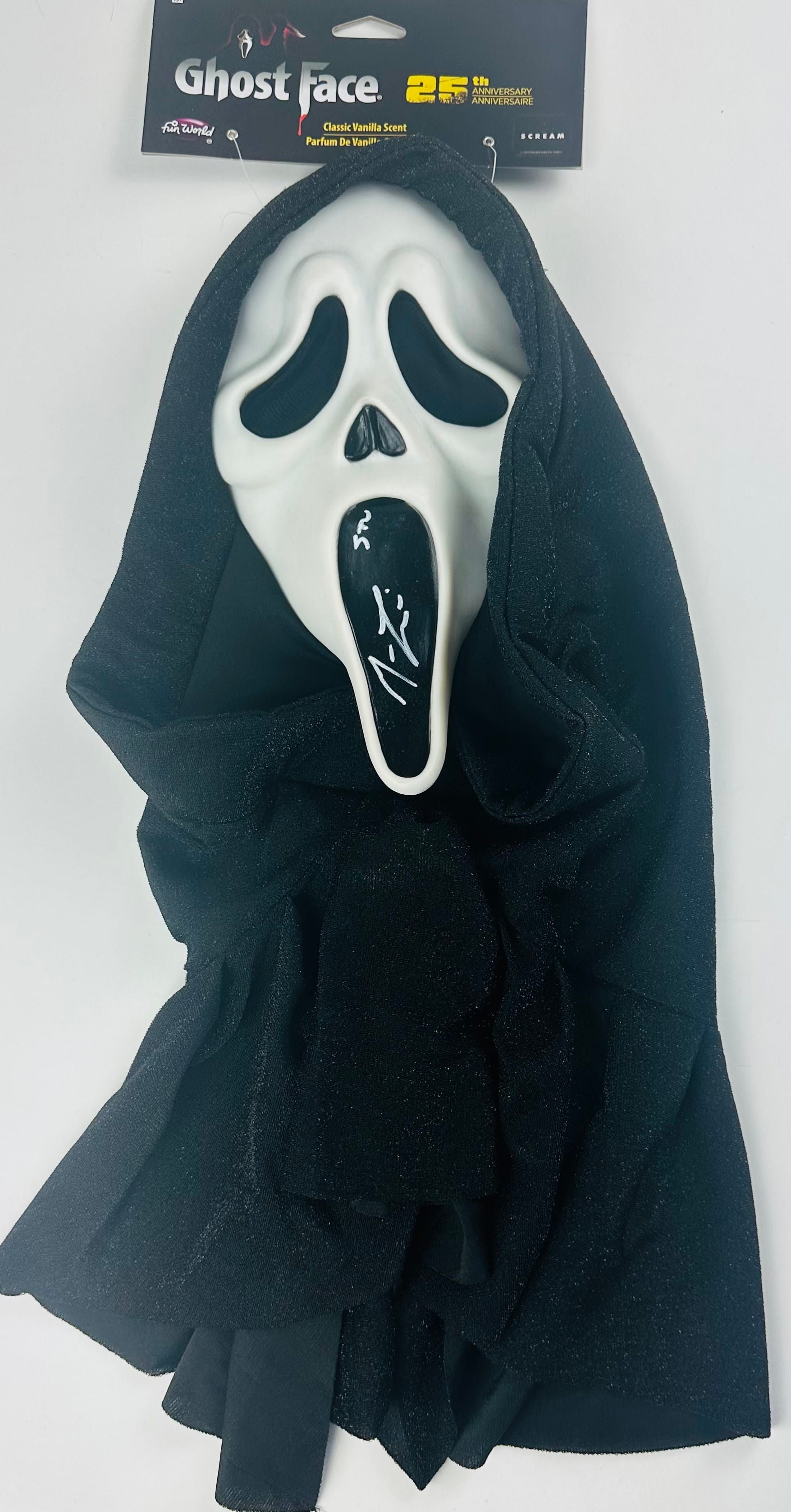 Matthew Lillard signed Ghostface 25th anniversary mask Scream autograph ...