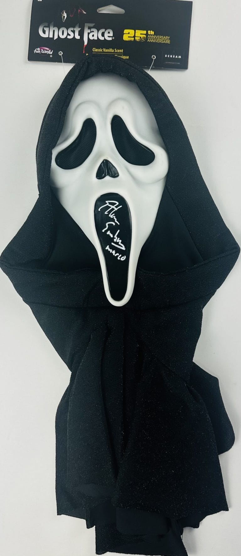 Ethan Embry signed Ghostface Scream 25th anniversary mask autograph ...