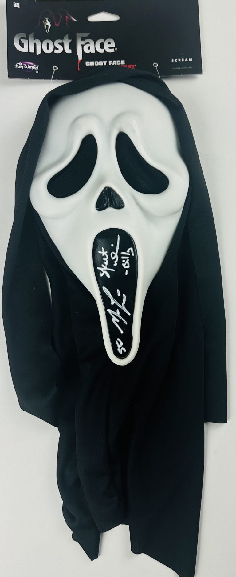 Matthew Lillard Skeet Ulrich signed Ghostface Scream mask autograph BAS ...