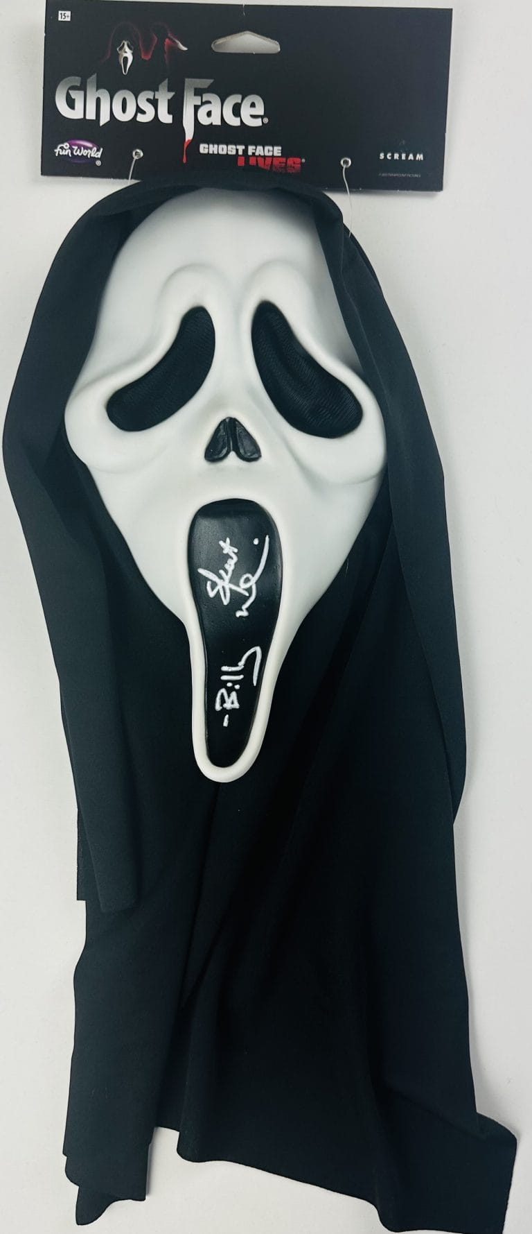 Skeet Ulrich signed Ghostface Scream mask Billy Loomis autograph BAS ...