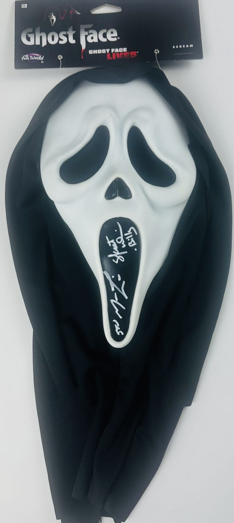 Matthew Lillard Skeet Ulrich signed Ghostface Scream mask autograph BAS ...